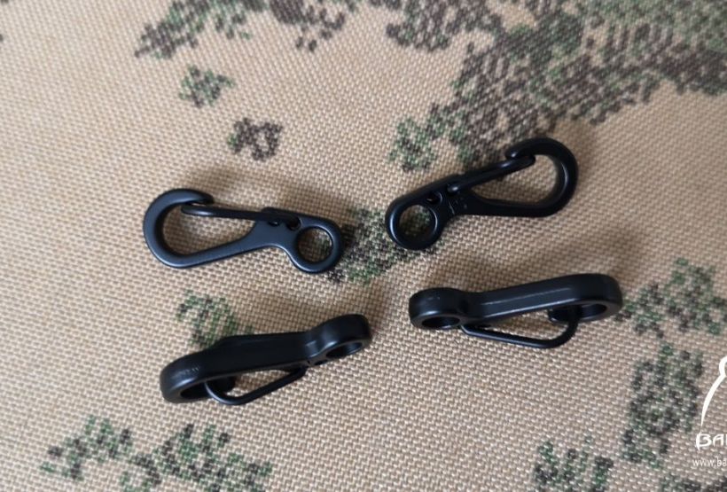 Metal mini snap hook for keyring or paracord - BaribalPoland